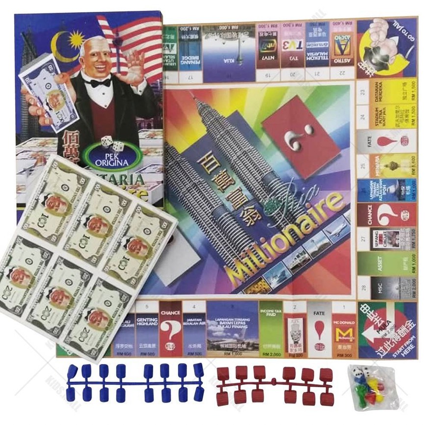 Permainan Jutaria Game Juta Ria Mainan Jutawan Mainan Kanak Kanak Mini ...