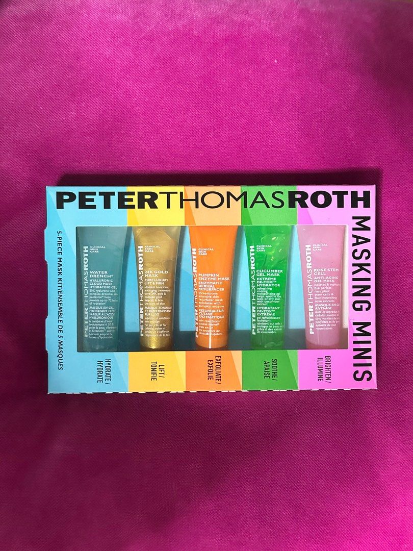 Peter Thomas Roth 5 Piece Kit Mask, Beauty & Personal Care, Face, Face ...