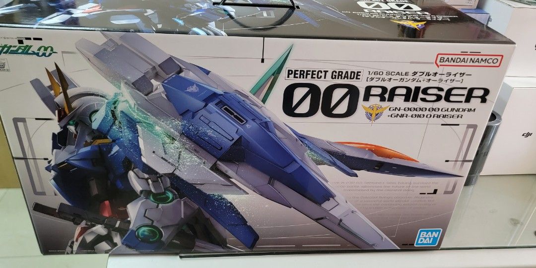 全新PG 1/60 00 Raiser GN-0000 00 Gundam + GNR-010 0 Raiser, 興趣及遊戲, 玩具 ...