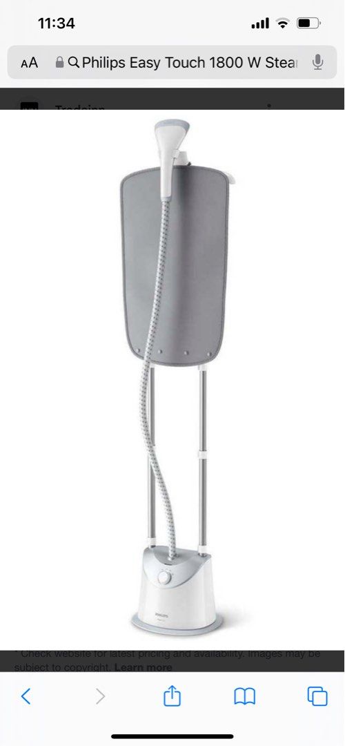 Philips Easy Touch 1800 W Steam Brush, TV & Home Appliances, Irons ...