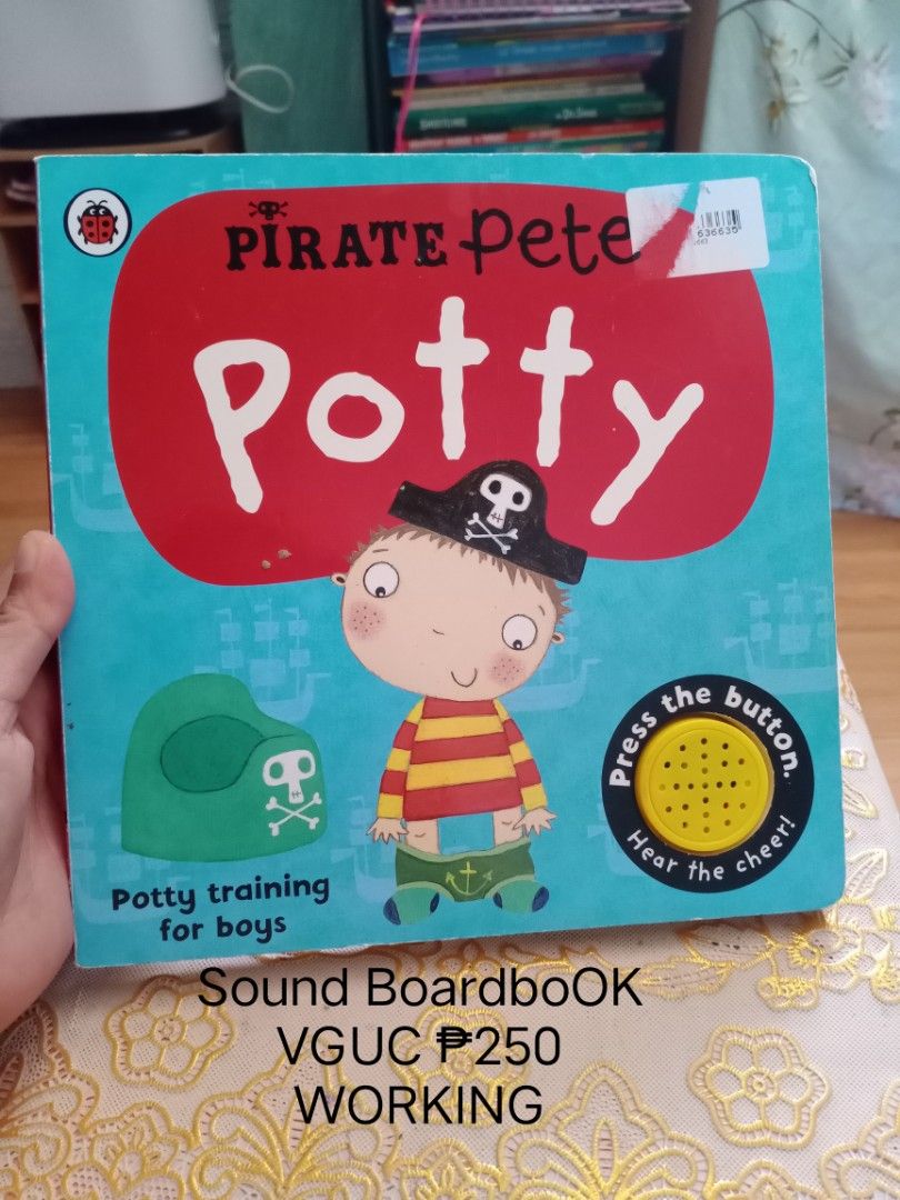 Pirate Pete Potty Sound Book, Hobbies & Toys, Books & Magazines ...