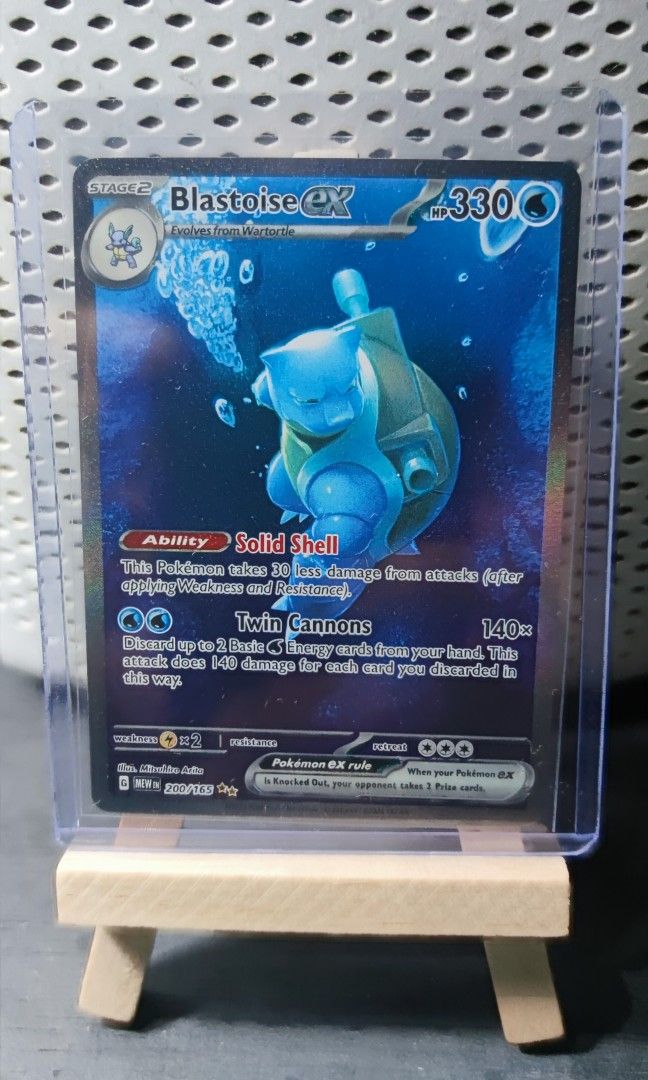 Pokemon 151 - SIR Blastoise, Hobbies & Toys, Toys & Games on Carousell