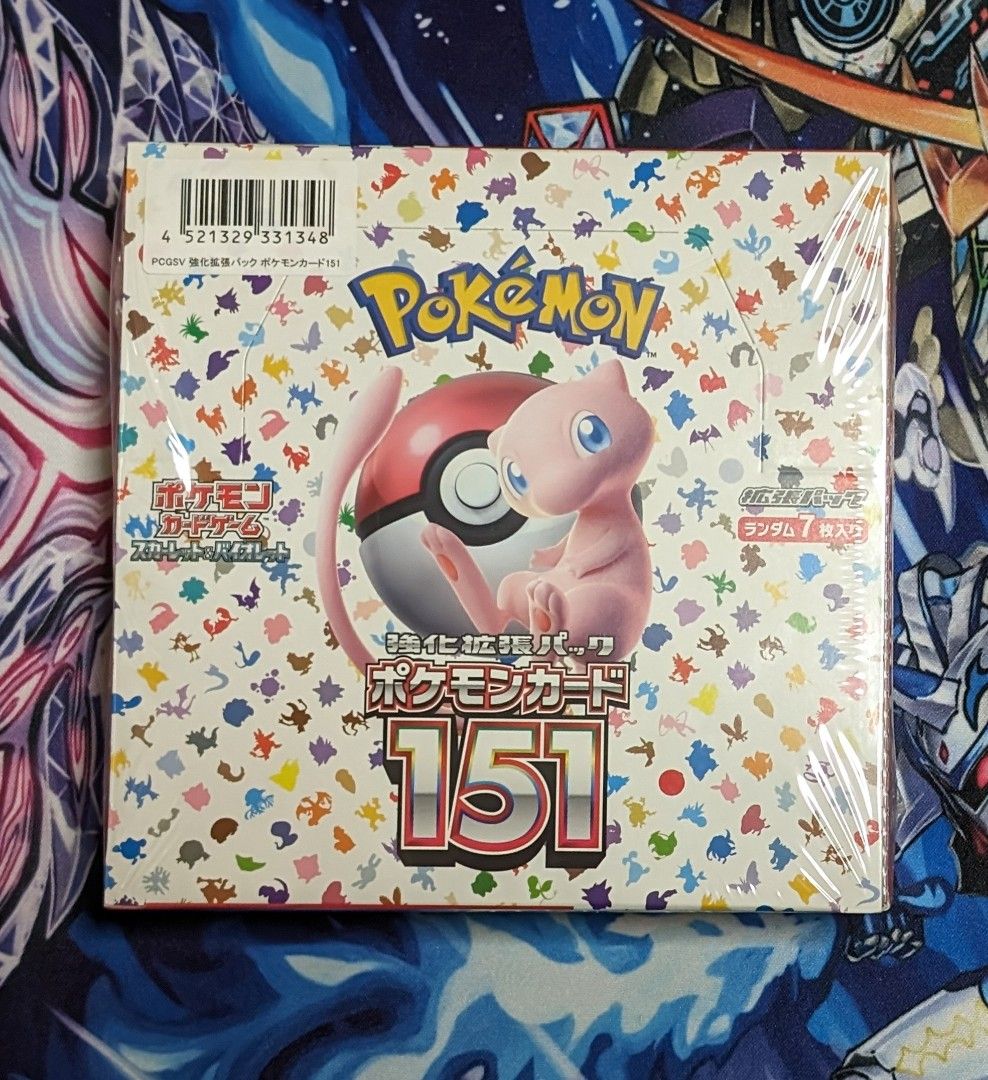 Pokemon 151 Japanese box, Hobbies & Toys, Toys & Games on Carousell