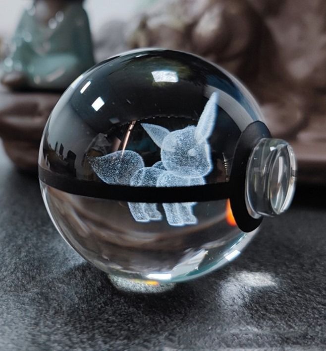 [12.12 Clearance Sale] Pokemon Crystal Balls Pikachu / Eevee ...