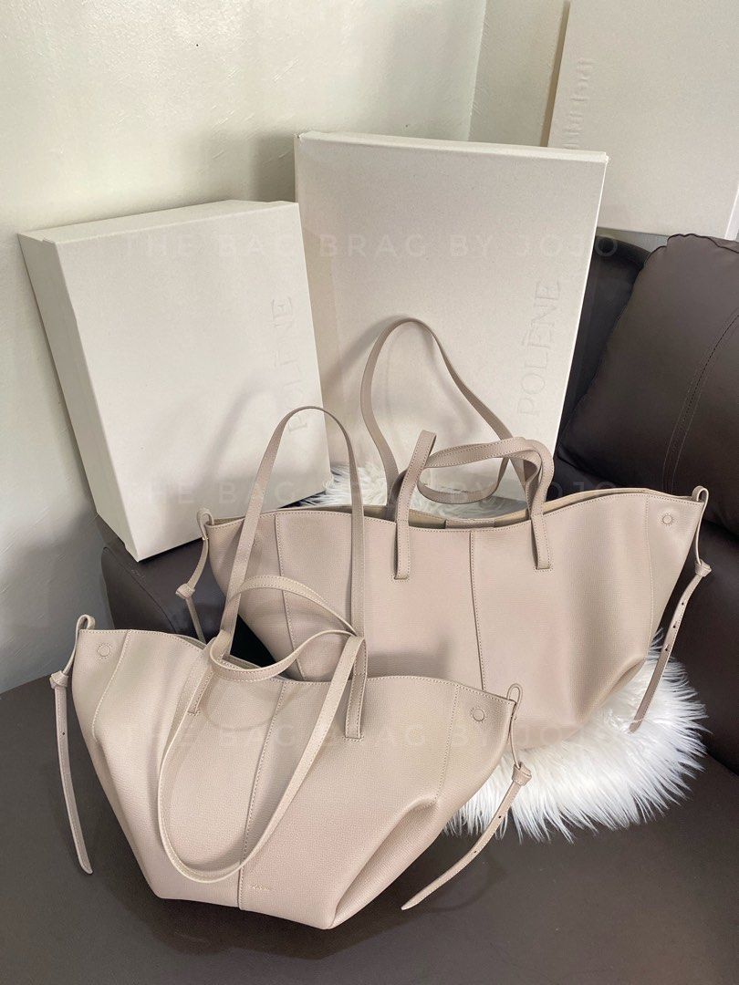 Polene Cyme Regular in Taupe PH ONHAND, Luxury, Bags & Wallets on Carousell