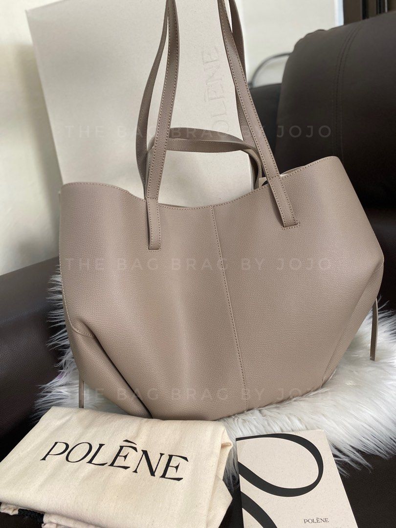 Polene Cyme Regular in Taupe PH ONHAND, Luxury, Bags & Wallets on Carousell