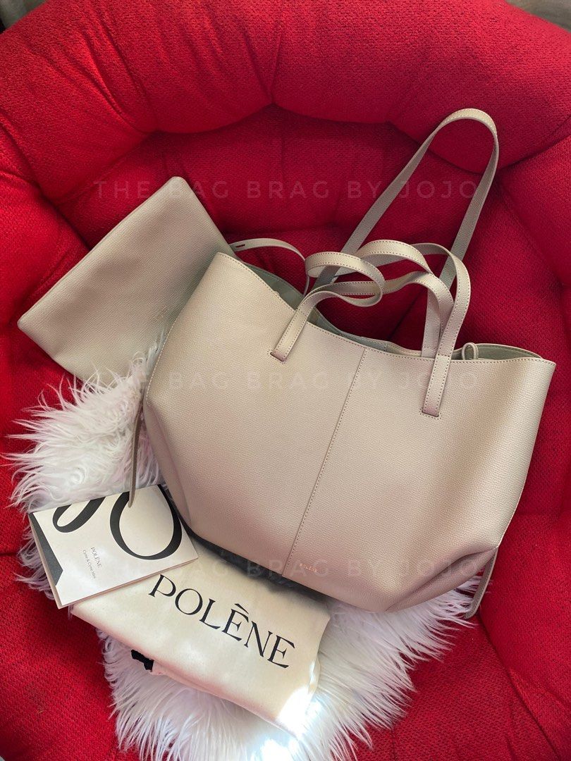 Polene Cyme Regular in Taupe PH ONHAND, Luxury, Bags & Wallets on Carousell