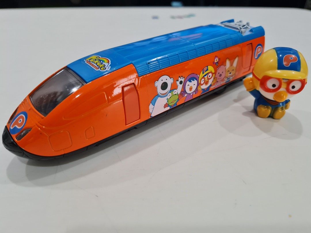 Pororo (Orange) High-speed Toy Train, Hobbies & Toys, Toys & Games on ...