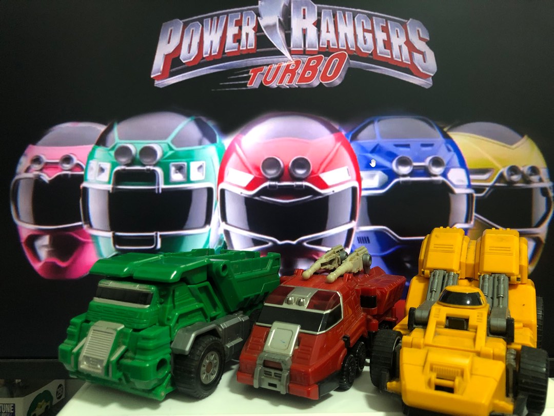 POWER RANGER TURBO ZORDS (SET), Hobbies & Toys, Toys & Games on Carousell