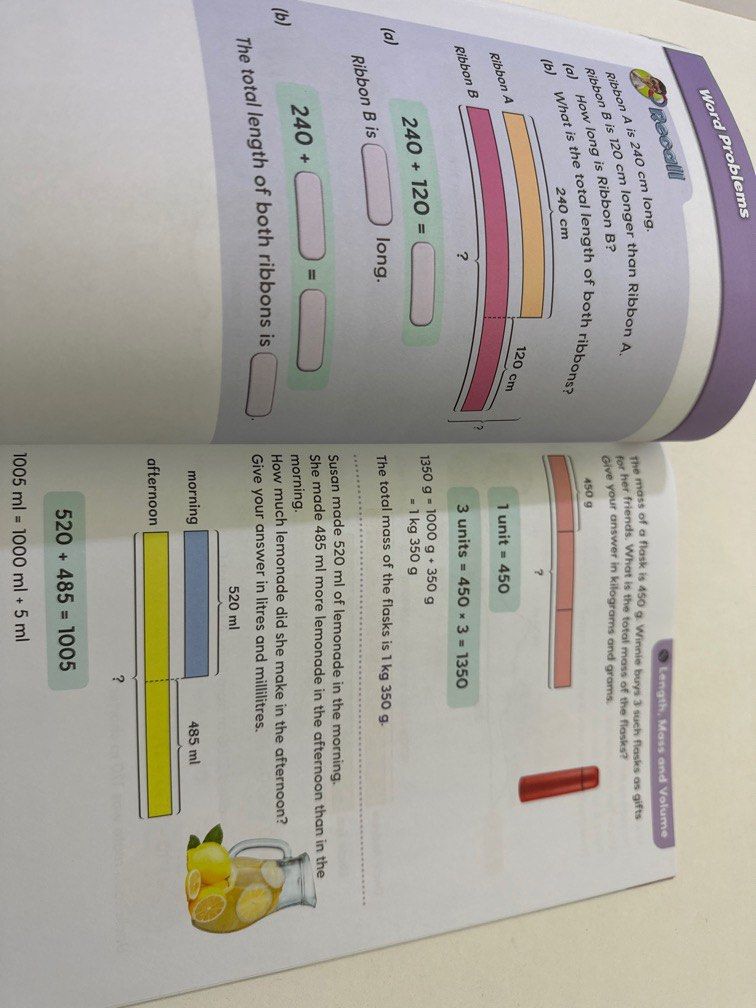 Primary 3 Mathematics textbook 3B, Hobbies & Toys, Books & Magazines ...