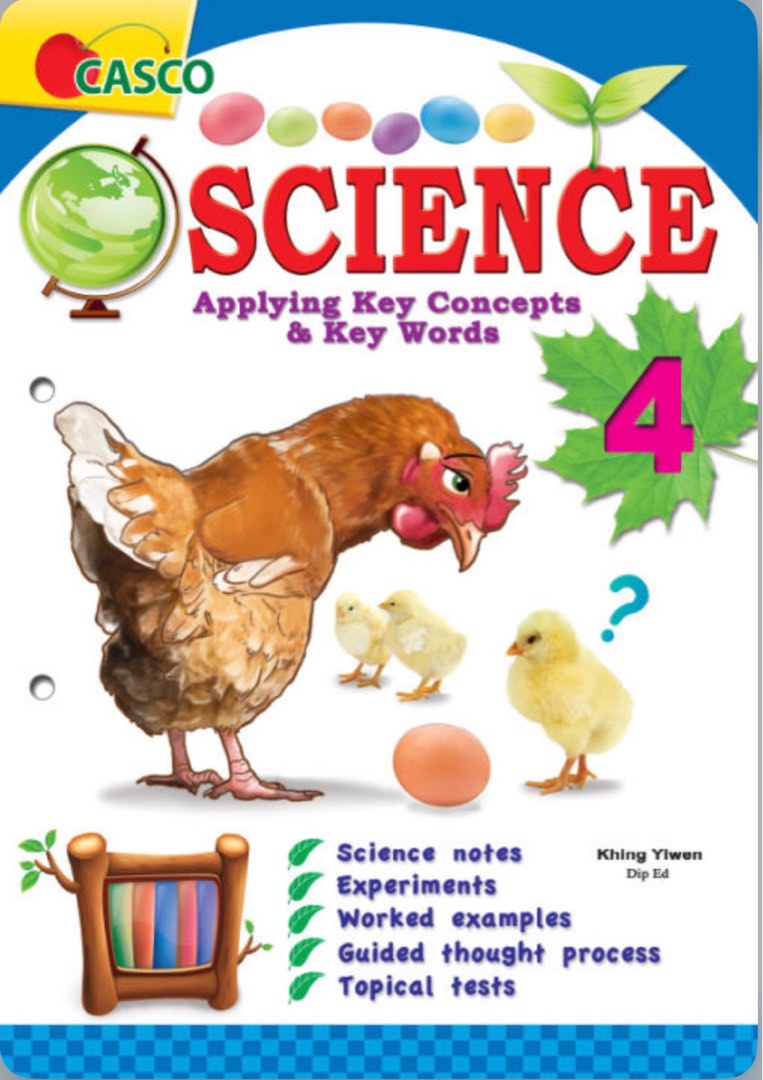 Primary 4 P4 Science Assessment Book Key Concepts Notes PDF Digital ...