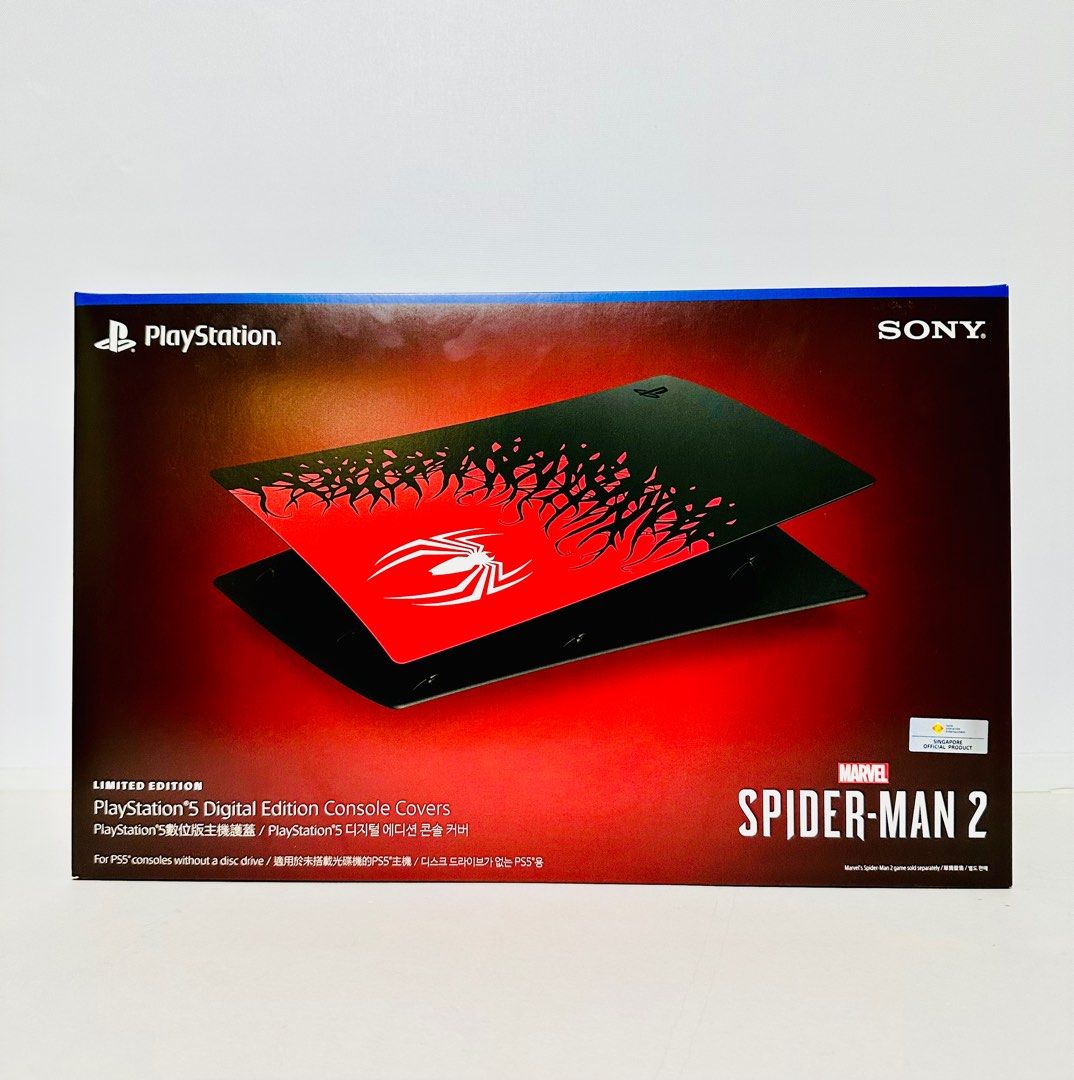 Ps5 Spider-Man digital cover limited edition, Video Gaming, Gaming ...