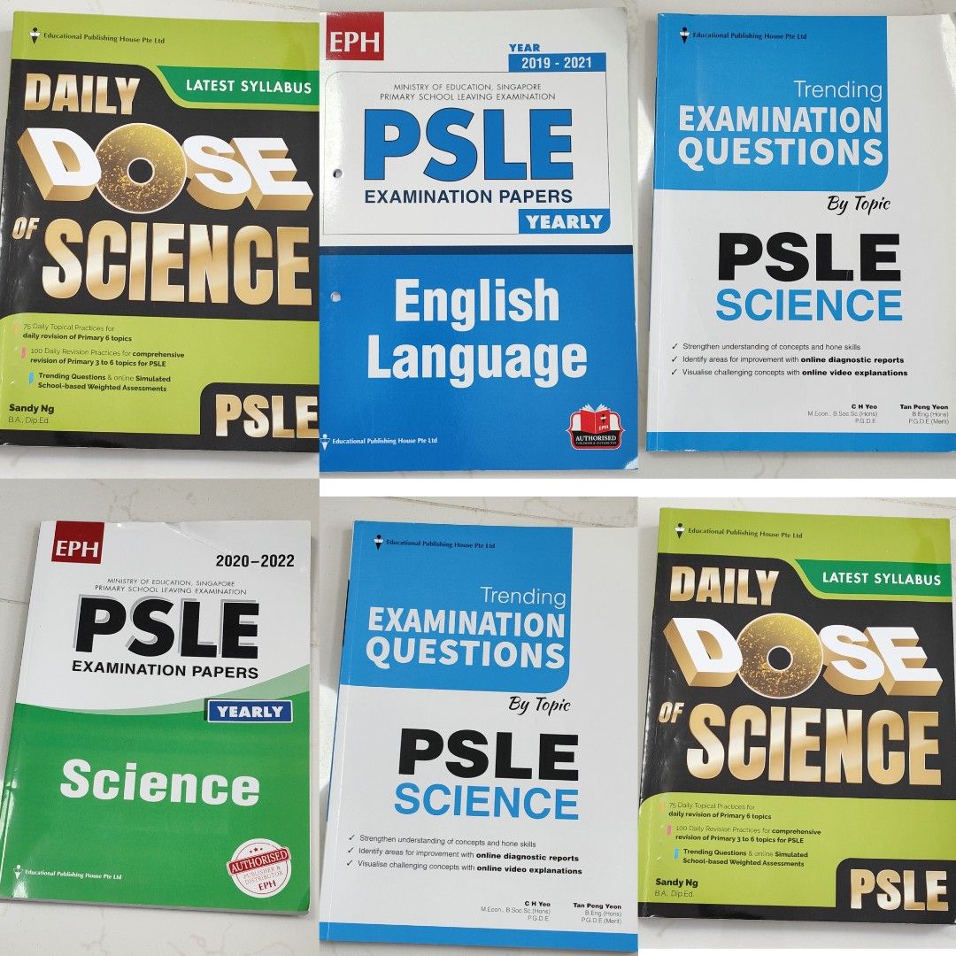 Eph PSLE examination paper English Science n daily dose revision ...
