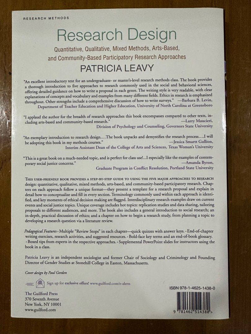 Psy 390 research design textbook SUSS/SIM, Hobbies & Toys, Books ...