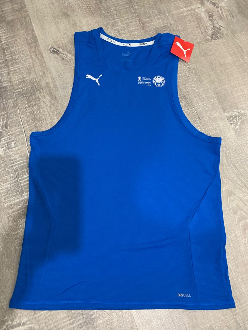 Puma Running Singlet #SCSM 2023, Men's Fashion, Activewear on Carousell