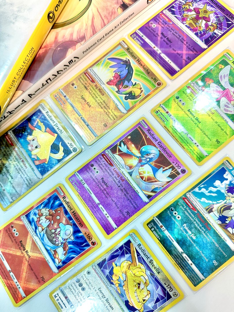 RADIANT SHINY HOLO POKEMON CARD, Hobbies & Toys, Toys & Games on Carousell