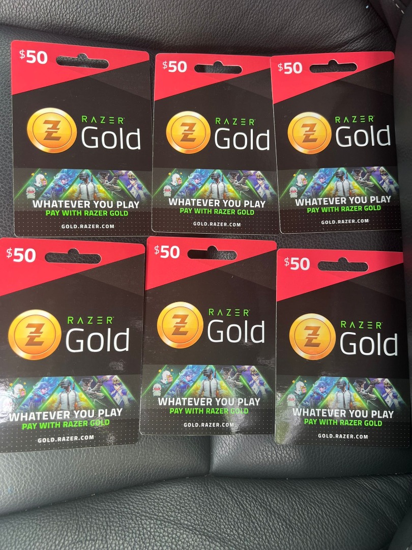 Razer Gold Card, Video Gaming, Gaming Accessories, Game Gift Cards ...