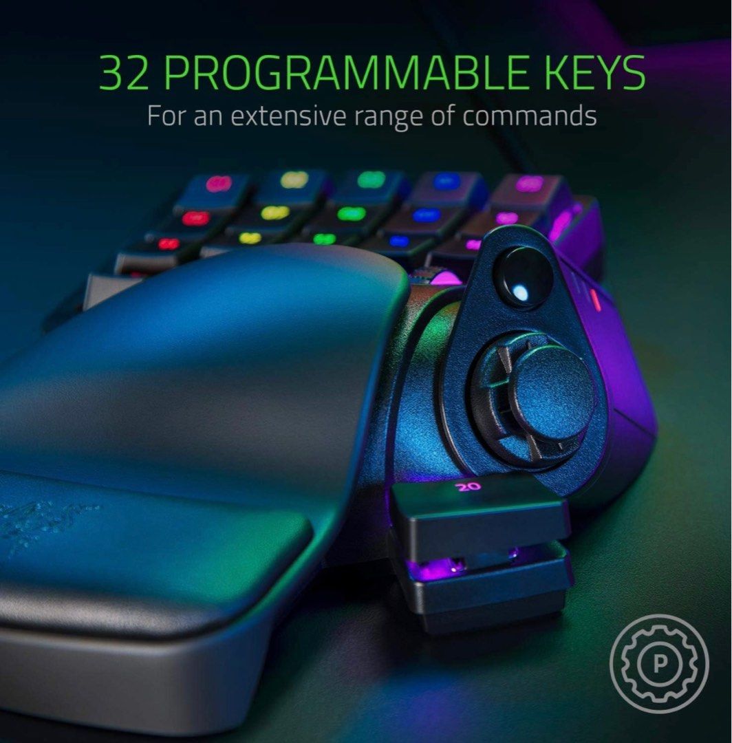 Razer Tartarus Pro Gaming Keypad: Analog-Optical Key Switches - 32 ...