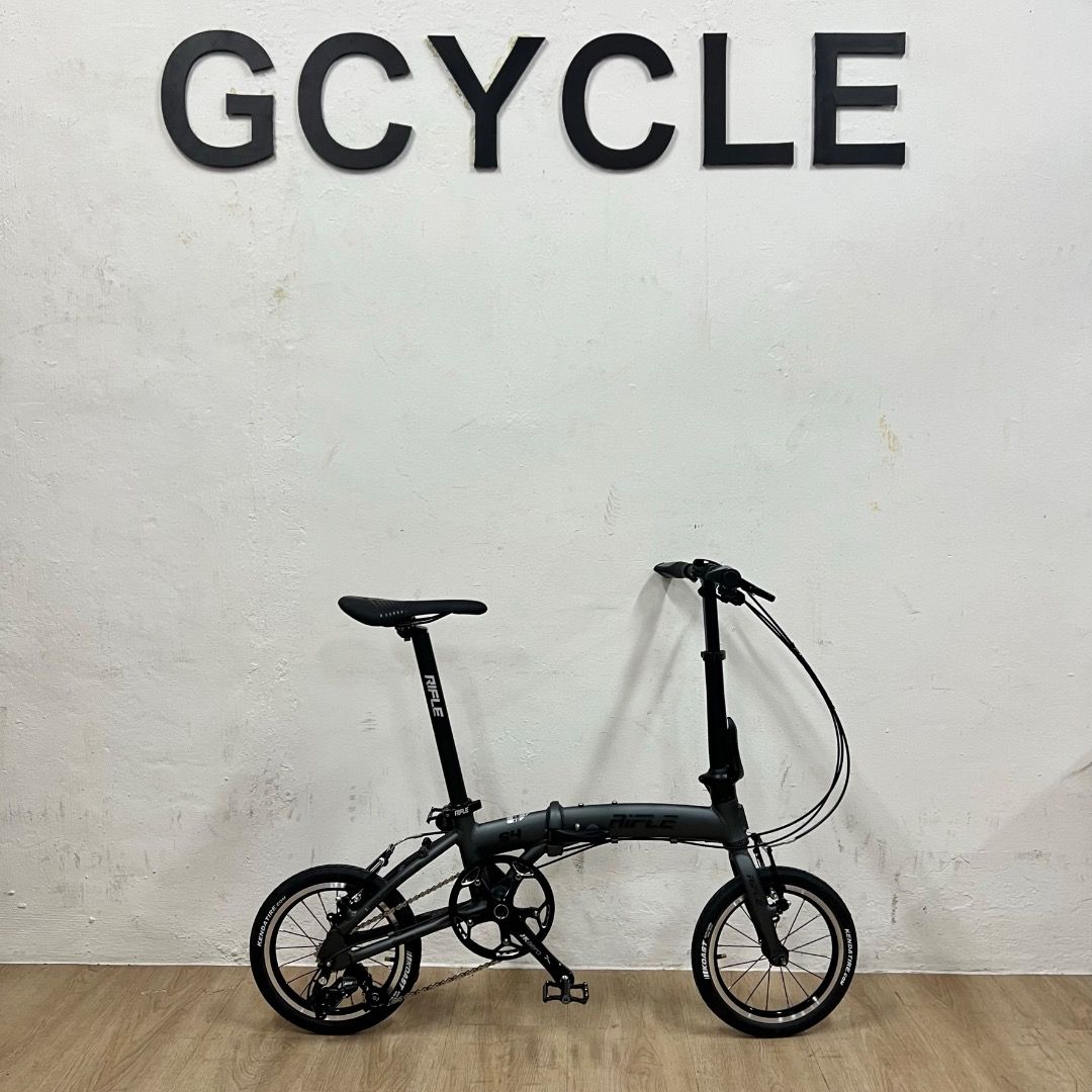 Rifle S4 Foldable bike 14 inch folding bicycle 3 speed foldie, Sports ...