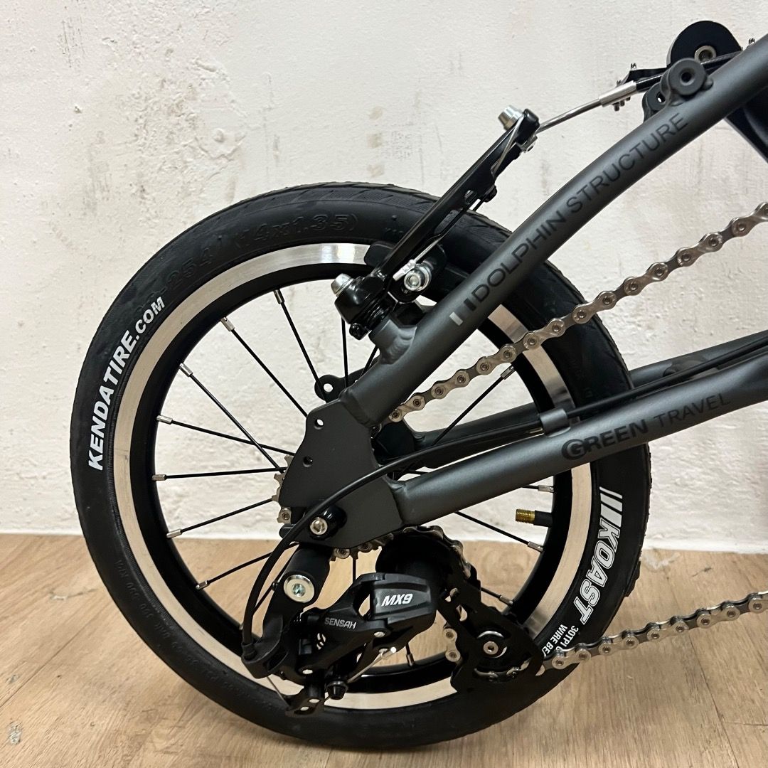 Rifle S4 Foldable bike 14 inch folding bicycle 3 speed foldie, Sports ...