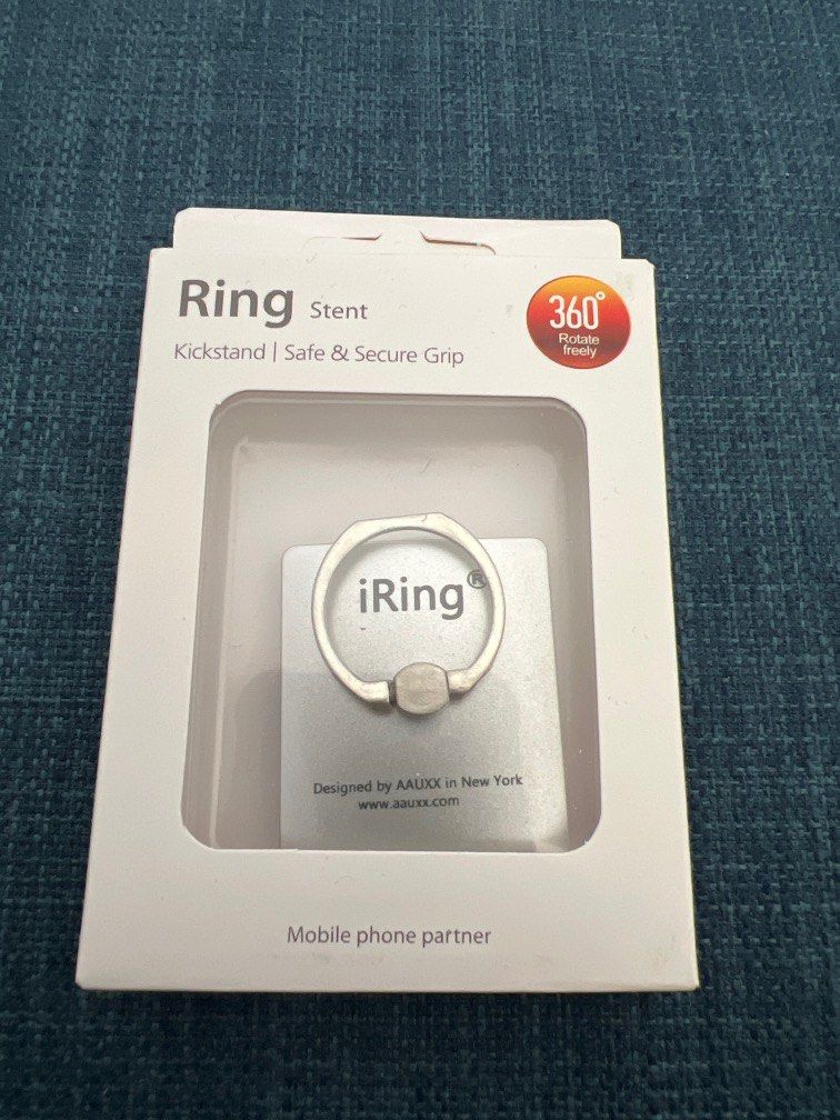 Ring Stent 手機指環扣, 手提電話, 電話及其他裝置配件, 固定器及支架 - Carousell