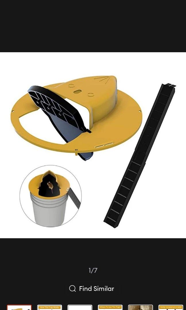 Rotating mouse trap, Furniture & Home Living, Cleaning & Homecare ...