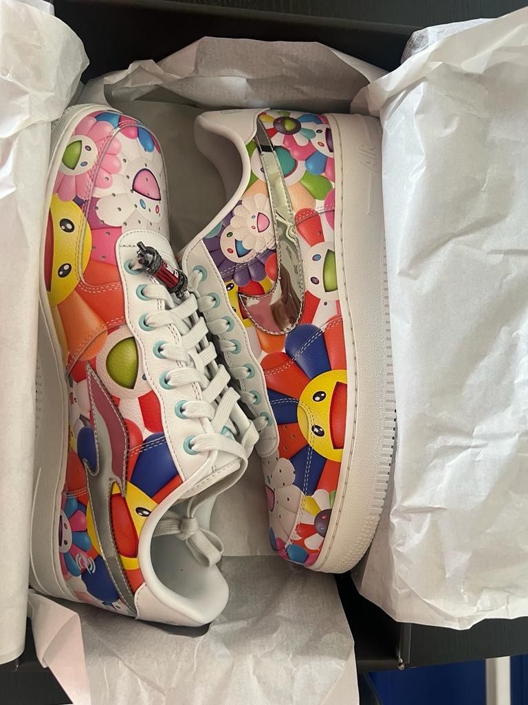 LIMITED EDITION: RTFKT x Nike Air Force 1 - Murakami Drip (including T ...