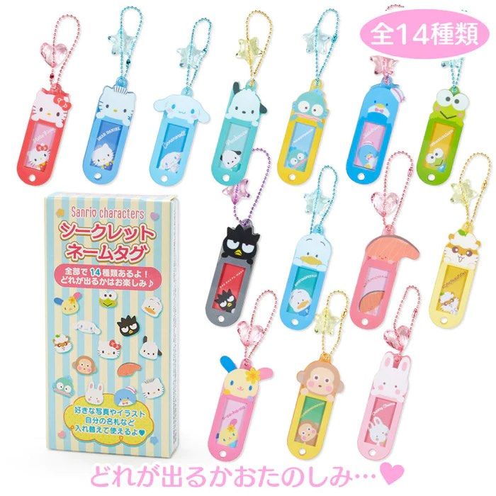 SANRIO JAPAN Secret Name Tag, Hobbies & Toys, Stationery & Craft ...