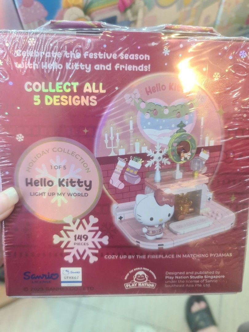 Sanrio Play Nation Holiday Collection Building Blocks Lego Hello Kitty ...