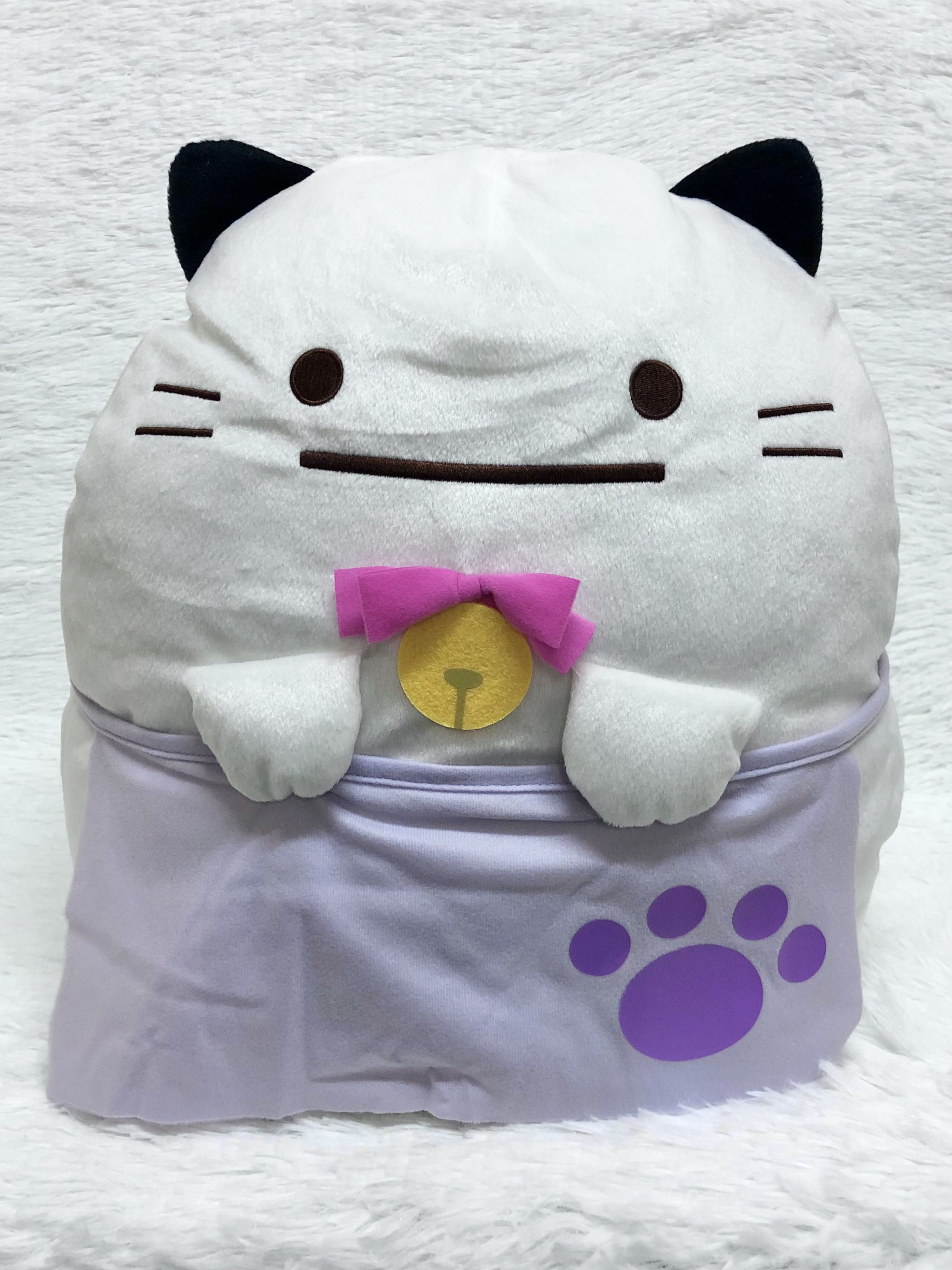 San-X Sumikko Gurashi Obake Ghost Halloween Neko Cat Jumbo Plush ...