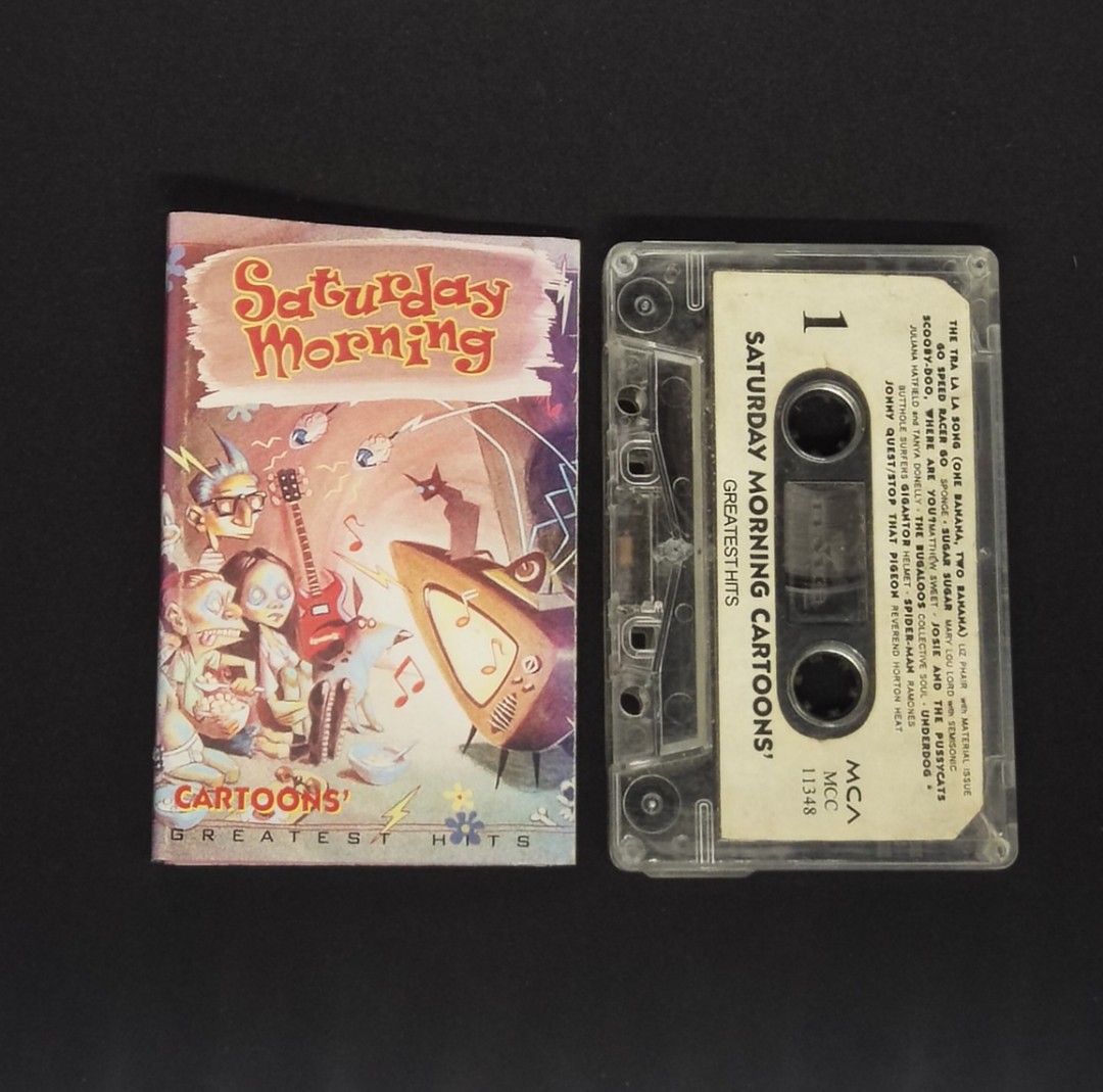 Saturday Morning Cartoons Greatest Hits Cassette Tape, Hobbies & Toys ...