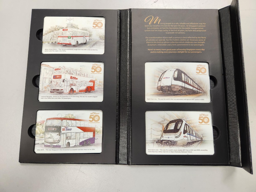 SBST Bus and Train Ez-link collectables, Hobbies & Toys, Memorabilia ...