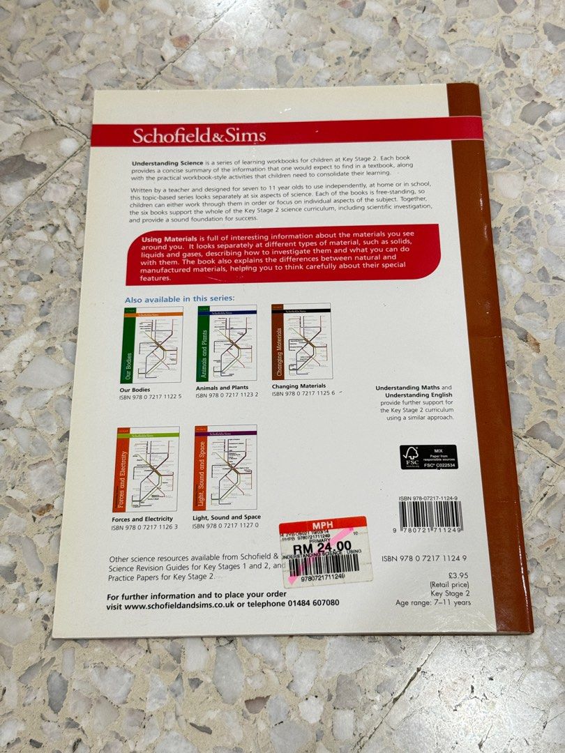 Schofield & Sims - KS2 Understanding Science Using Materials, Hobbies ...