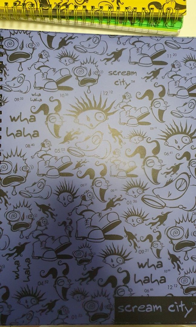 Scream City Azone A4 Ring Notebook, Hobbies & Toys, Books & Magazines ...