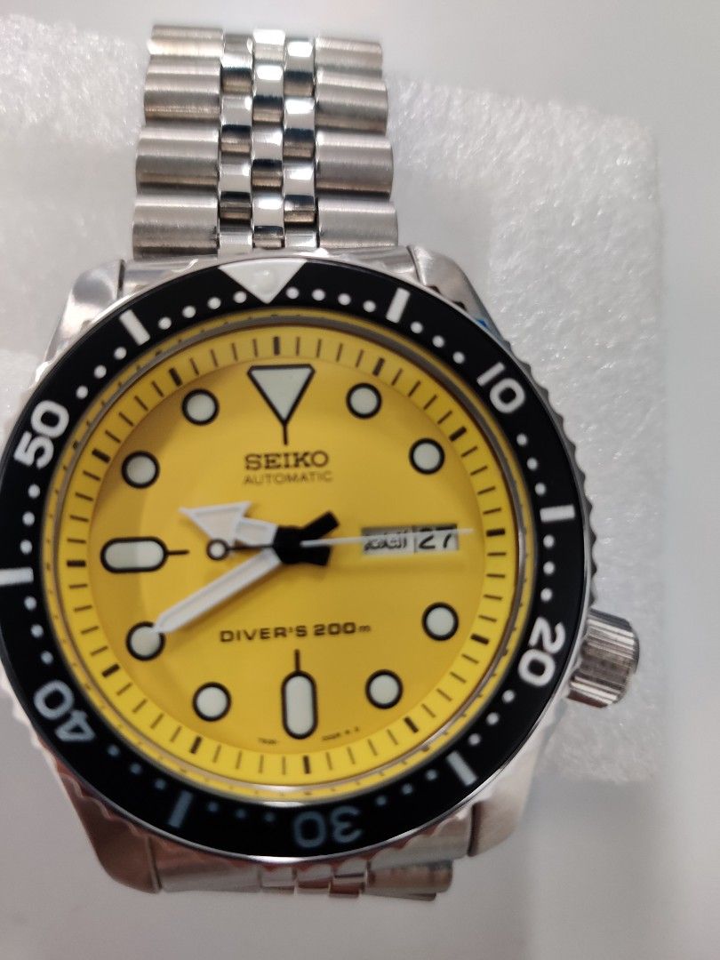 Seiko automatic driver watch 200m, Men's Fashion, Watches & Accessories ...