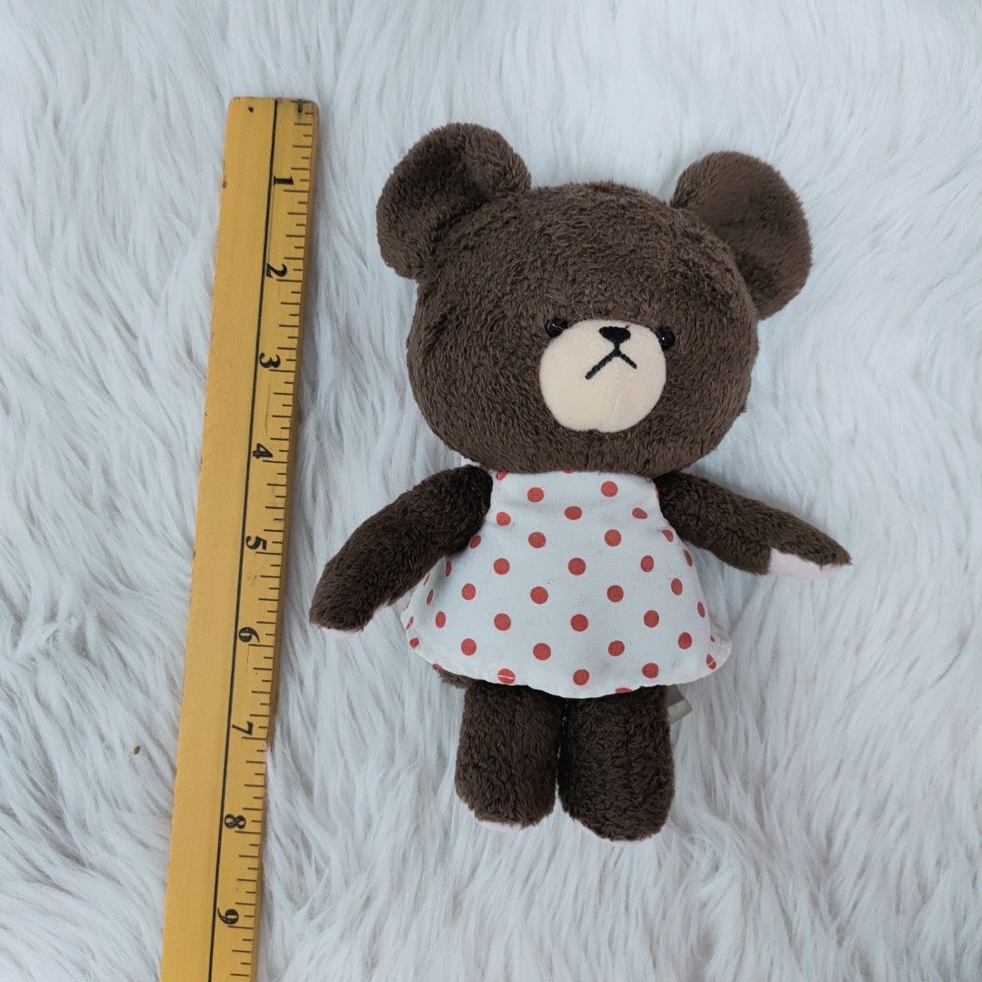 Sekiguchi Bear with Dress Plushie, Hobbies & Toys, Toys & Games on ...