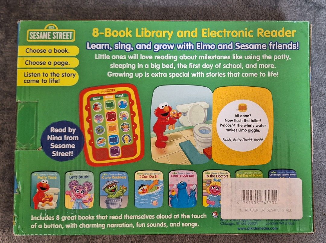 sesame street electronic E Reader, Hobbies & Toys, Books & Magazines ...