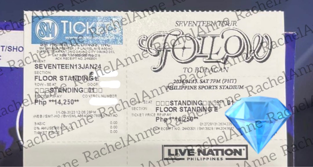SEVENTEEN TOUR FOLLOW TO BULACAN DAY 1 (JANUARY 13, 2024), Tickets ...