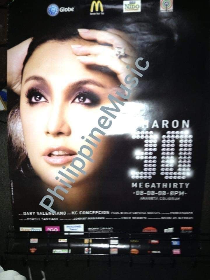 Sharon Cuneta 30 MegaThirty OPM Official Promo Poster, Hobbies & Toys ...