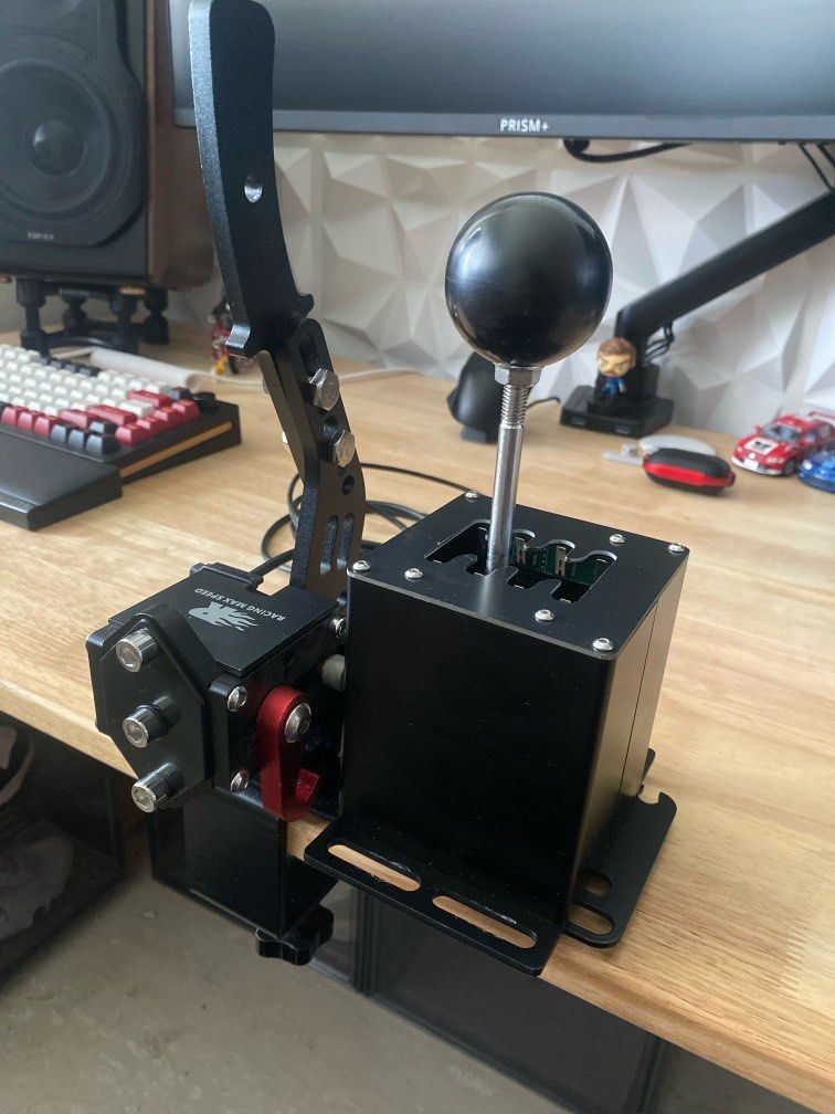 Sim racing shifter and handbrake, Video Gaming, Gaming Accessories ...