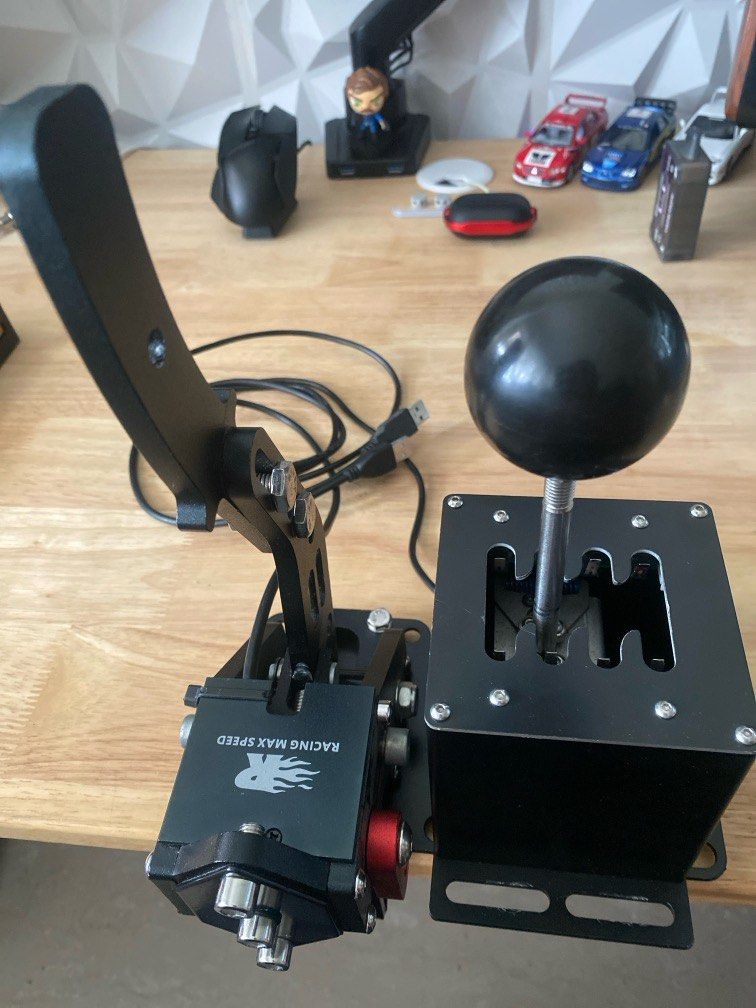 Sim racing shifter and handbrake, Video Gaming, Gaming Accessories ...