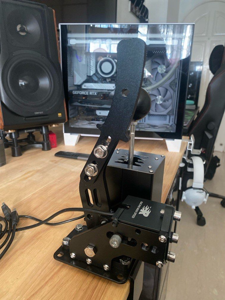 Sim racing shifter and handbrake, Video Gaming, Gaming Accessories ...