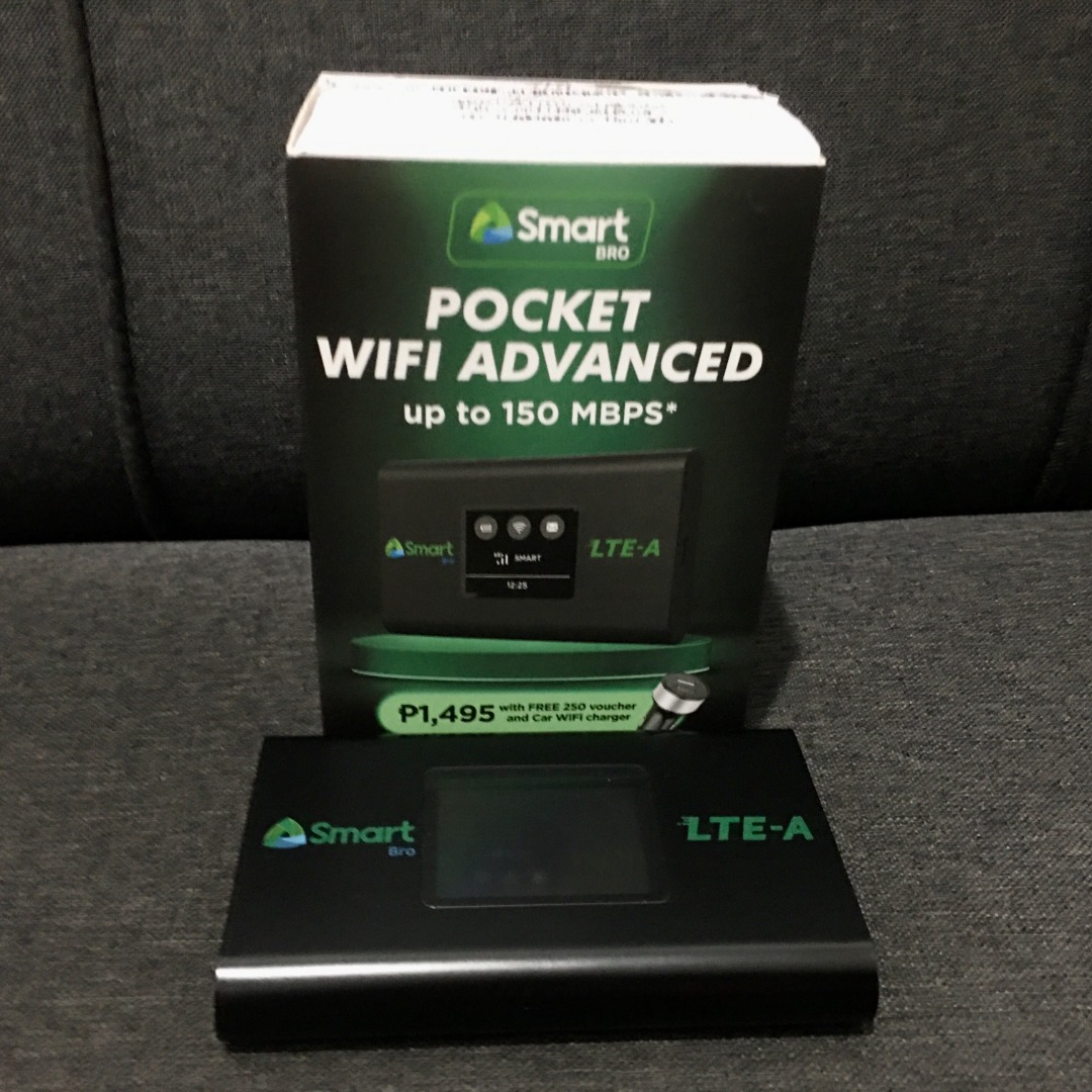 Smart Bro Pocket Wi-Fi Advanced LTE-A with Car Wi-Fi Charger, Mobile ...