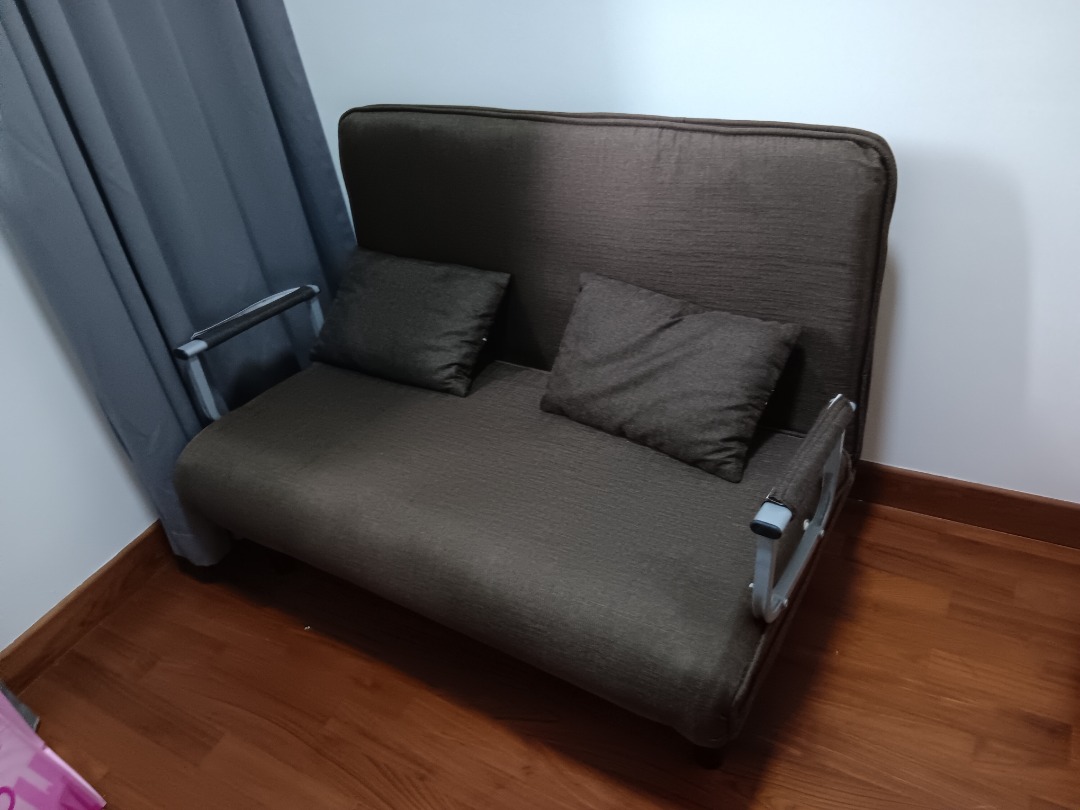 Sofa Bed - assembled but never used (W: ~115cm H: ~85cm L: ~188cm ...