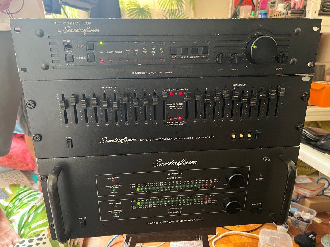 Soundcraftsmen Equalizer, Amplifier, and Digital Control Center, Audio ...