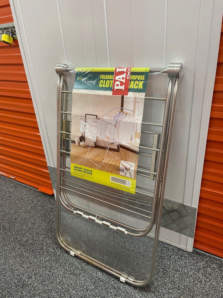 Stainless Steel Clothing Rack Foldable, Furniture & Home Living ...