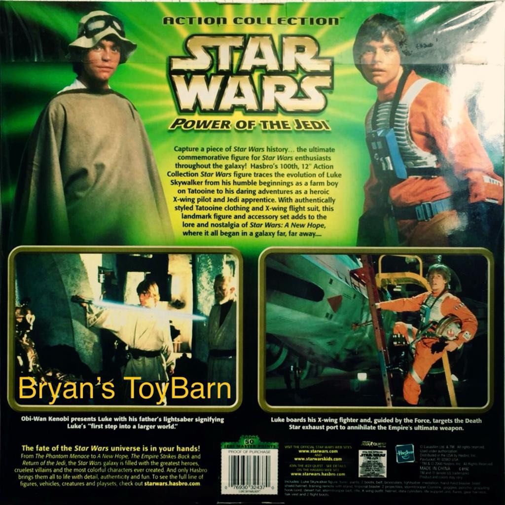 Star Wars Luke Skywalker w Wampa Ice Creature & 100th Figure with ...