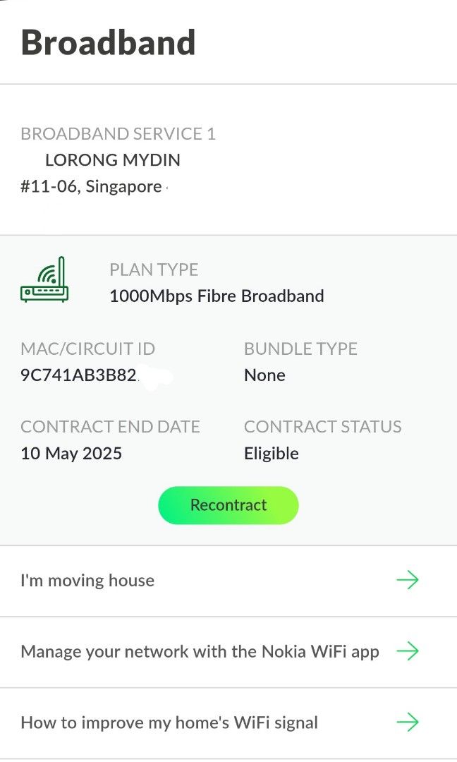 Starhub Fiber Internet Broadband 1 GBPS Contract Transfer, Computers ...