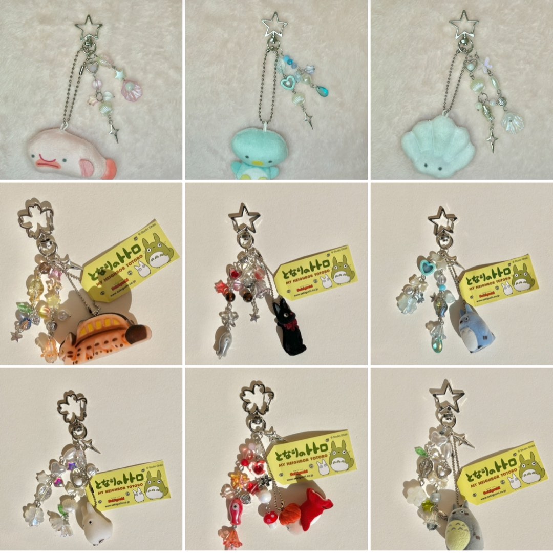 studio ghibli handmade keychains, Hobbies & Toys, Stationery & Craft ...
