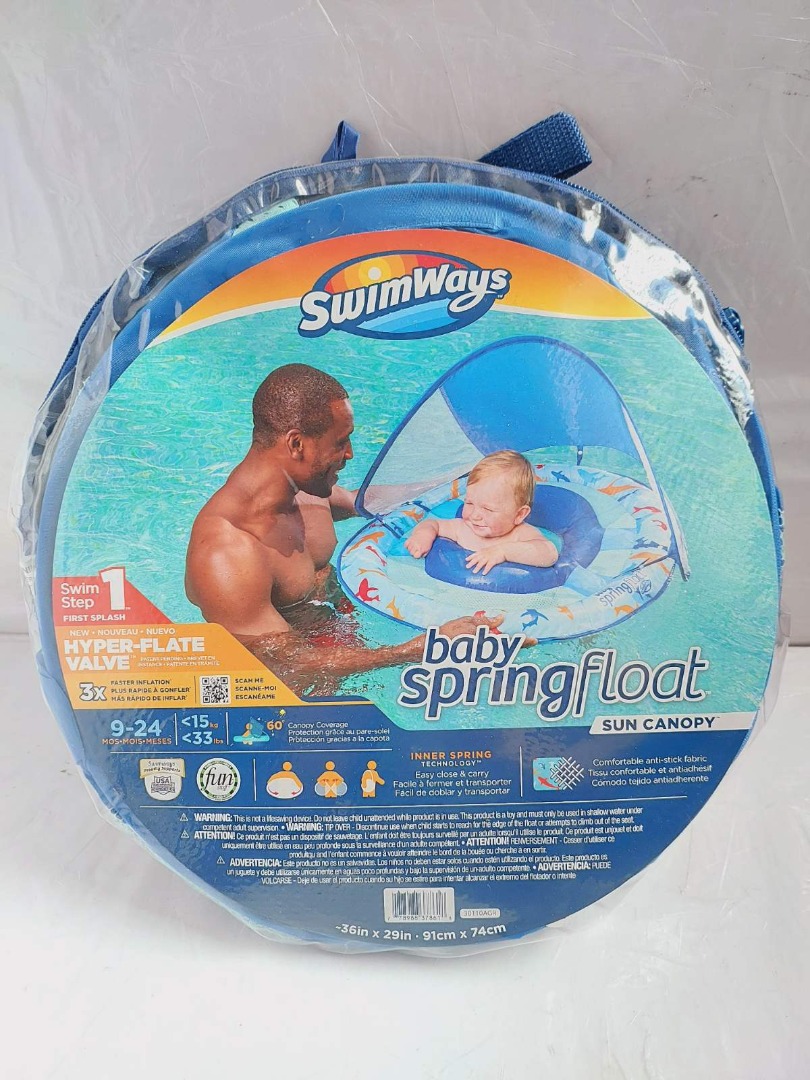 Swimways Baby Spring Float With Canopy NewUSA, Sports Equipment, Other ...